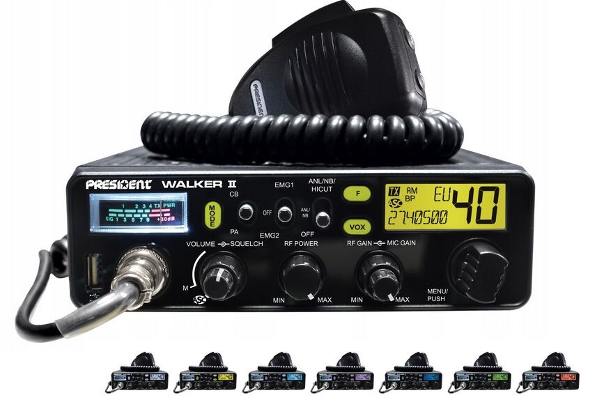 PRESIDENT WALKER II ASC CB radio dla wymagających